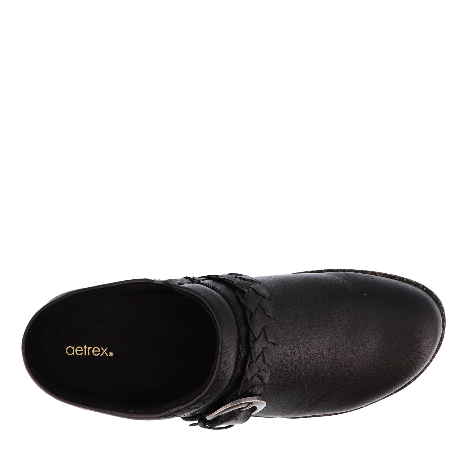 Aetrex Libby Buckled Slipon Clog - Kunitz Shoes
