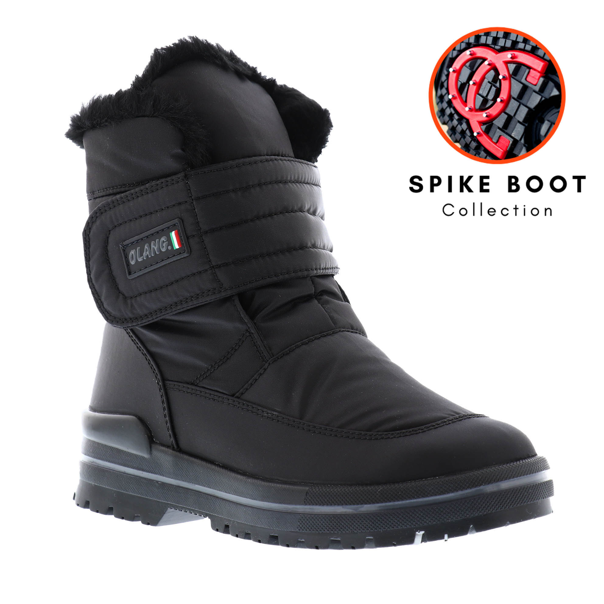 Olang Luna Short Velcro Spike Boot - Kunitz Shoes