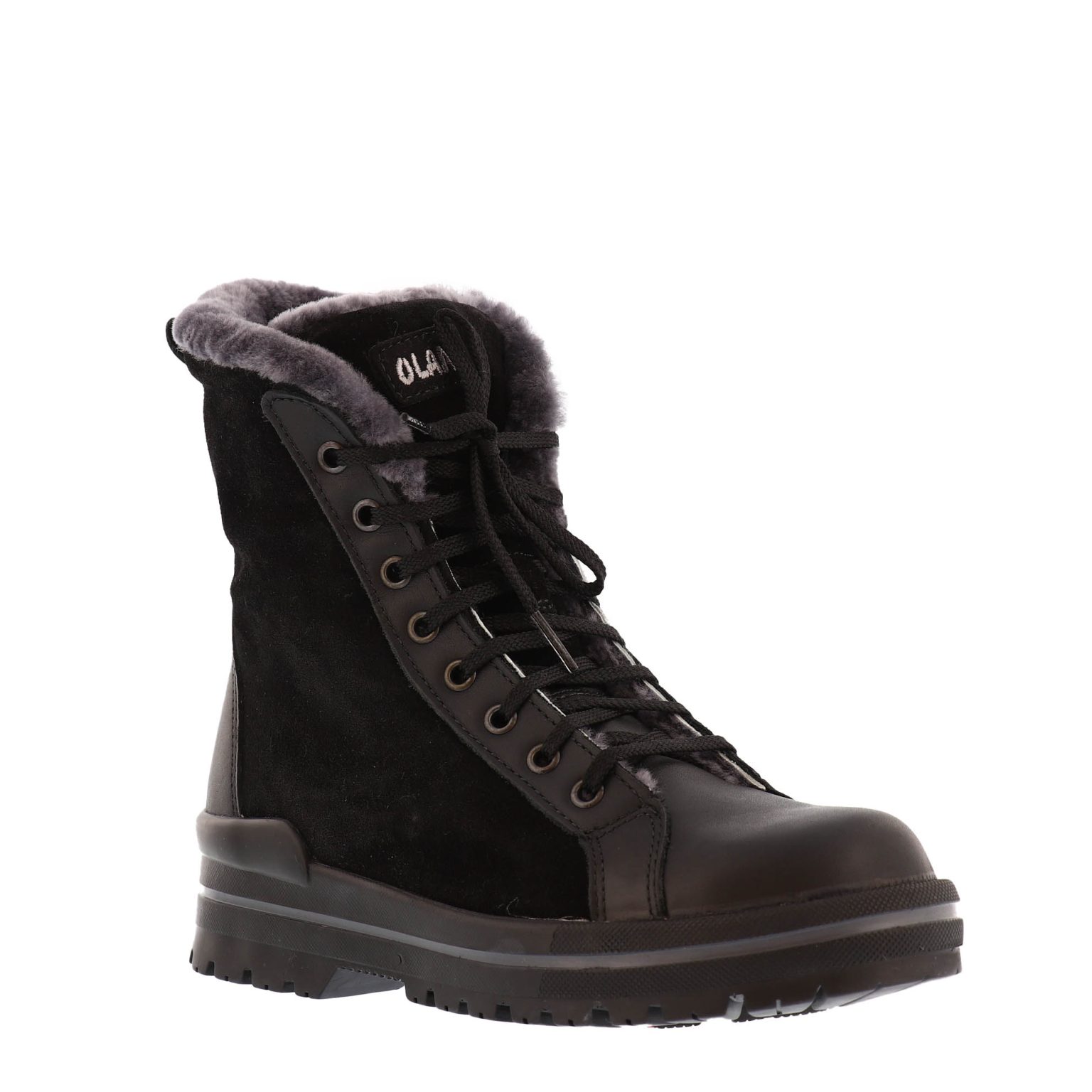 Olang Zaide Shearling Spike Boot - Kunitz Shoes