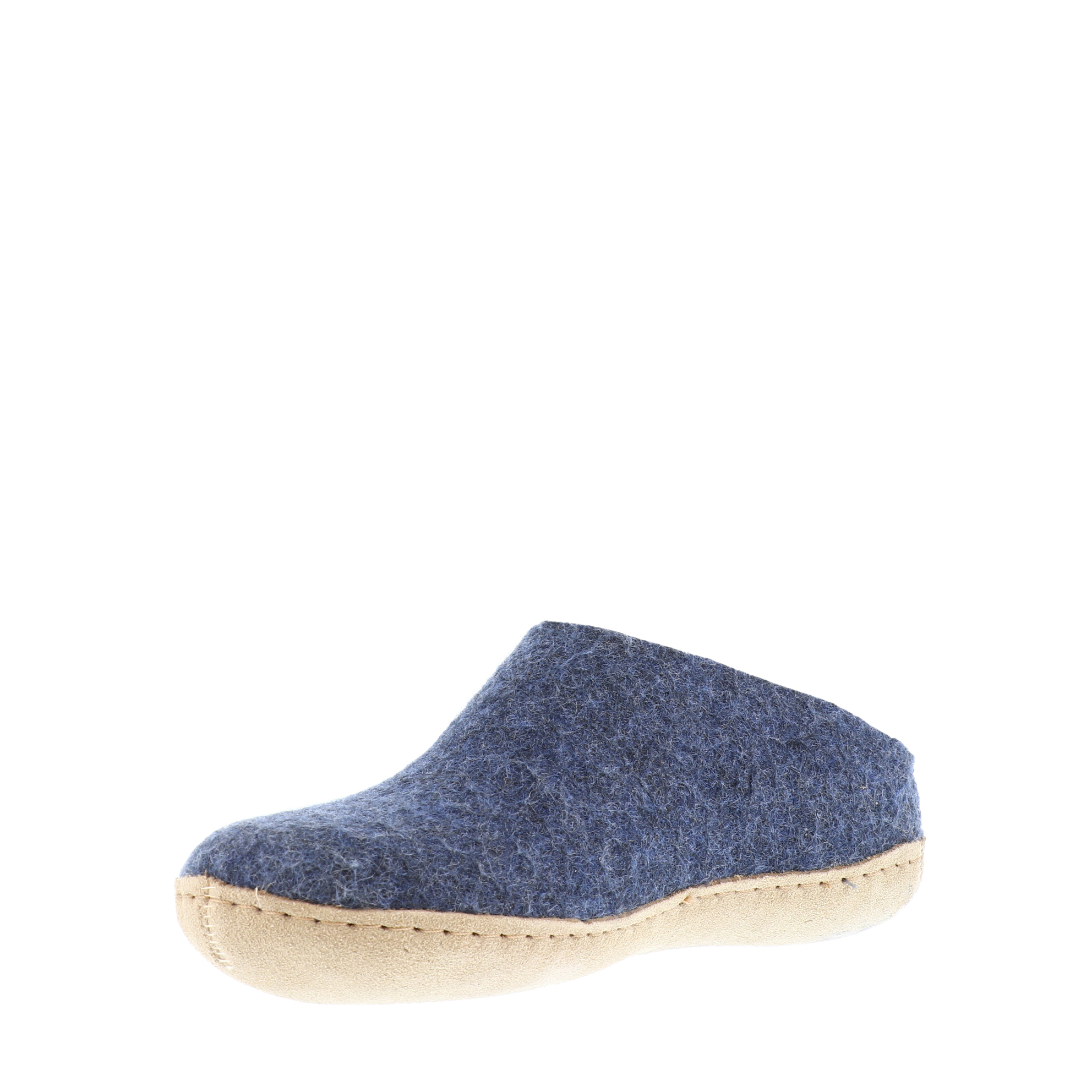 Glerups Leather Sole Slipper Open Heel - Kunitz Shoes